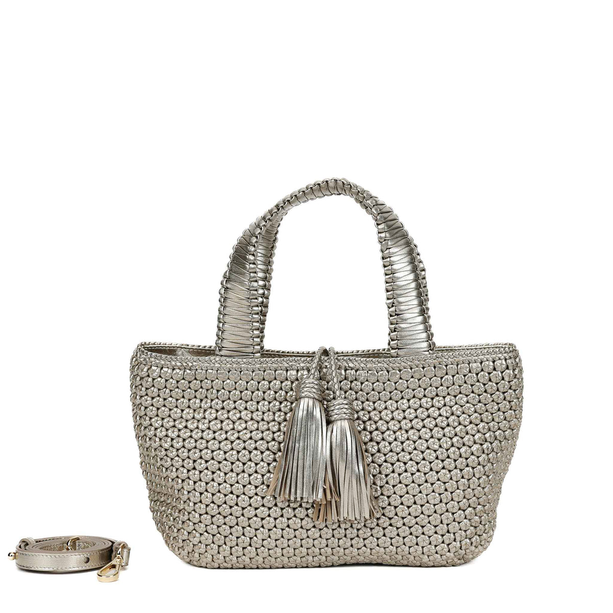 CA 1332 | OCTO WEAVE | METALLIC CHAMPAGNE – Calonge