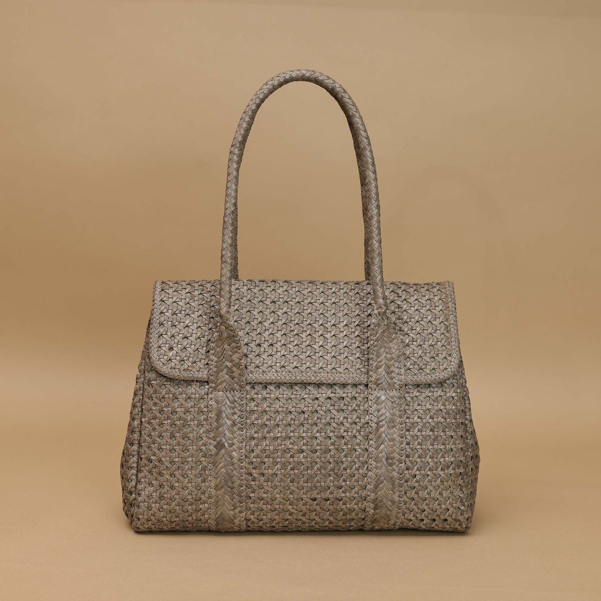 Calonge - Handwoven Moulinet Shoulder Bag - Women