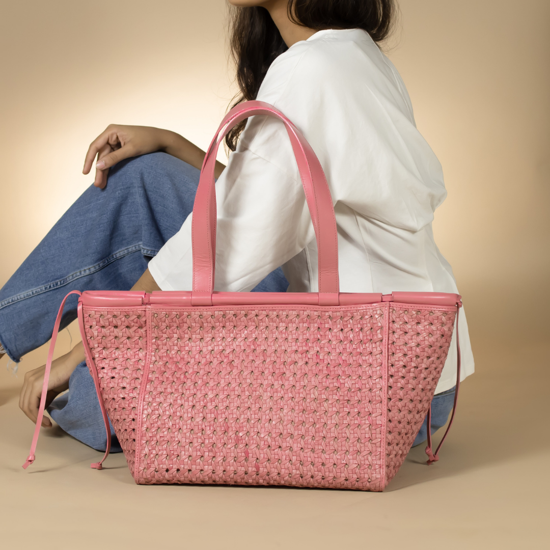 Calonge - Handwoven Moulinet Tote Bag - Women